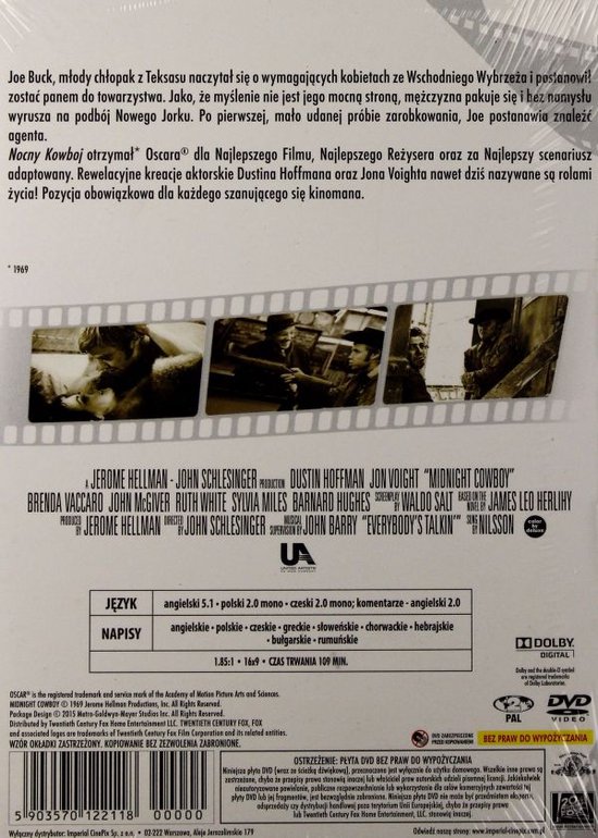 Midnight Cowboy [DVD] (Dvd), Jon Voight | Dvd's | bol