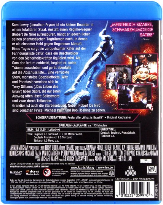 Brazil (Blu-ray) (Blu-ray), Jonathan Pryce | Dvd's | bol