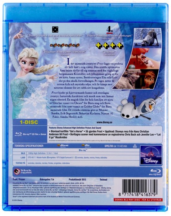 Frozen [Blu-Ray] (Blu-ray), Kristen Bell | Dvd's | bol