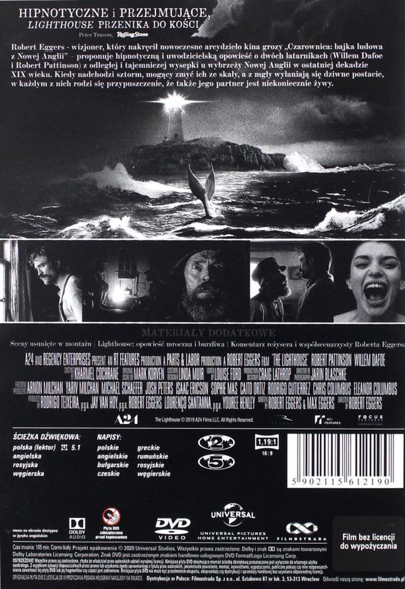 The Lighthouse [DVD] (Dvd), Willem Dafoe | Dvd's | bol