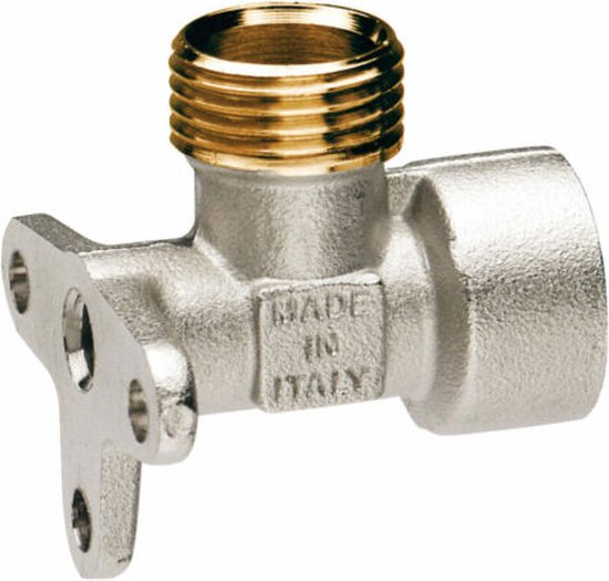 Multi-fit muurplaat, buitendraad x binnendraad 1/2 x 1/2 inch | bol