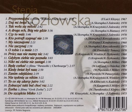 Stenia Kozłowska: Platynowa Kolekcja [CD], Stenia Kozłowska | Muziek | bol