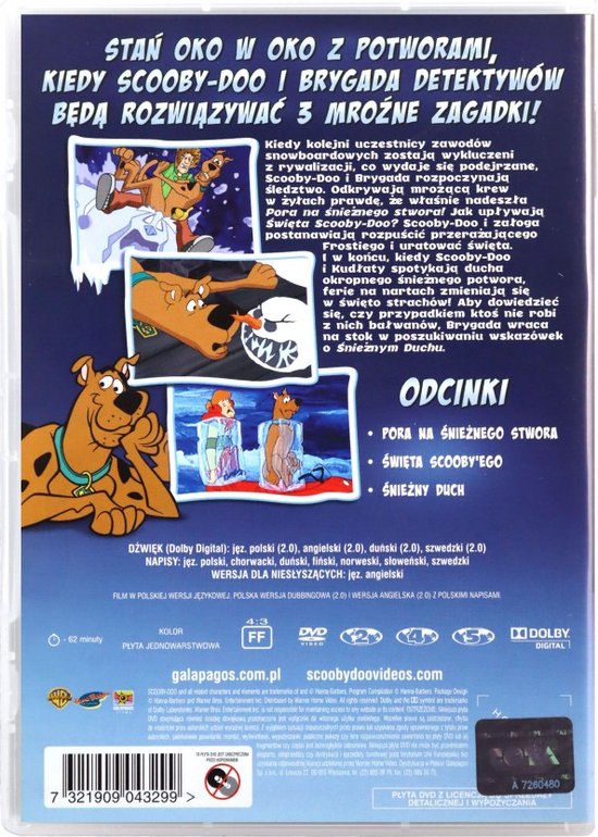Scooby-Doo and the Snow Creatures [DVD] (Dvd), Animacja | Dvd's | bol
