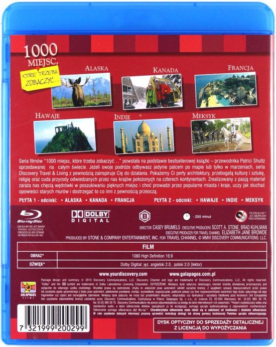 Discovery Atlas: 1000 miejsc, które trzeba zobaczyć [2xBlu-Ray] (Blu ...