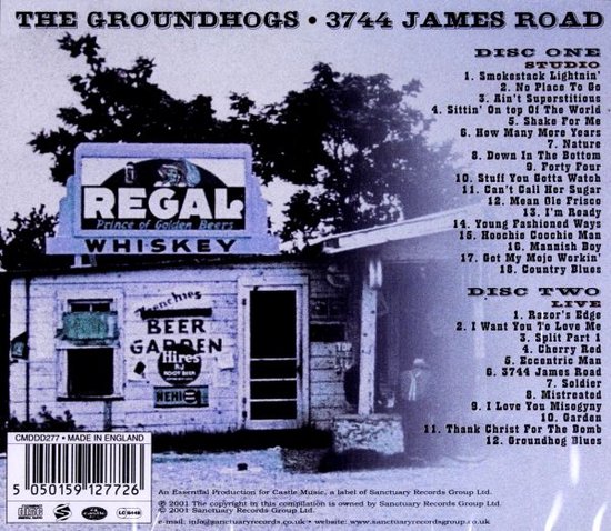 3744 James Road: The HTD Anthology, The Groundhogs | CD (album ...