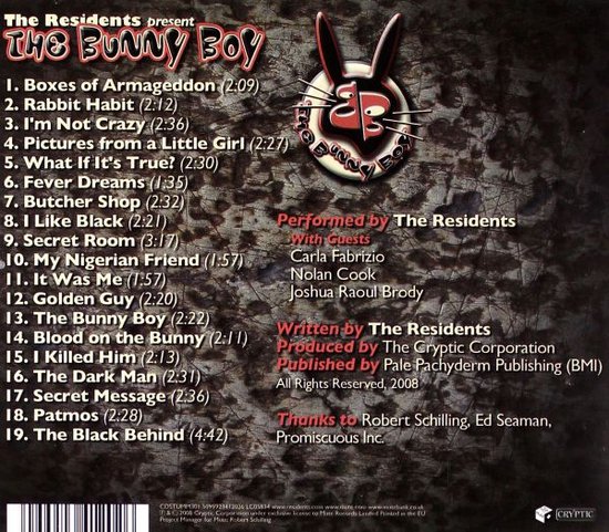 Residents - Bunny Boy, The Residents | CD (album) | Muziek | bol