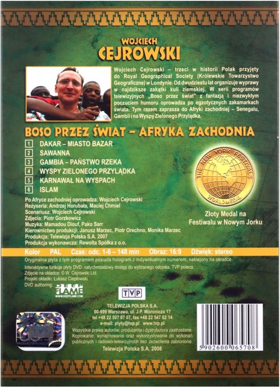 Wojciech Cejrowski - Boso przez świat : Afryka Zachodnia [DVD] (Dvd ...