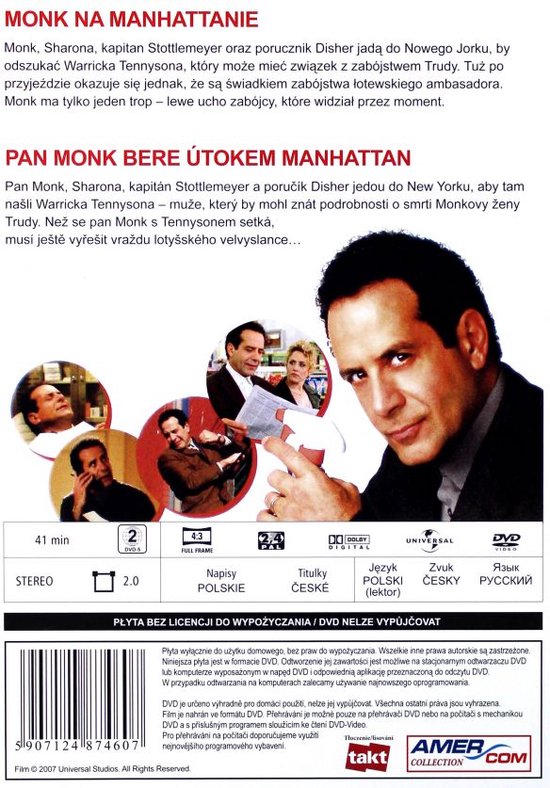 Mr. Monk Takes Manhattan [DVD] (Dvd), Bitty Schram | Dvd's | bol