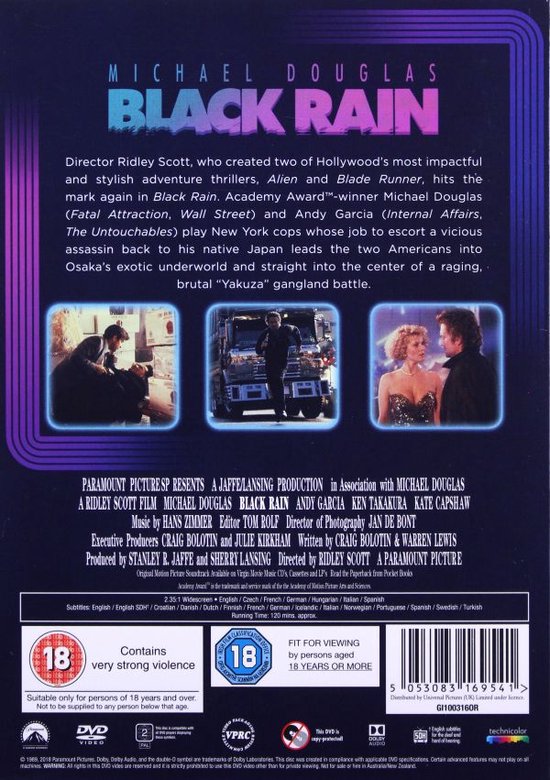 Black Rain (Dvd), Kate Capshaw | Dvd's | bol
