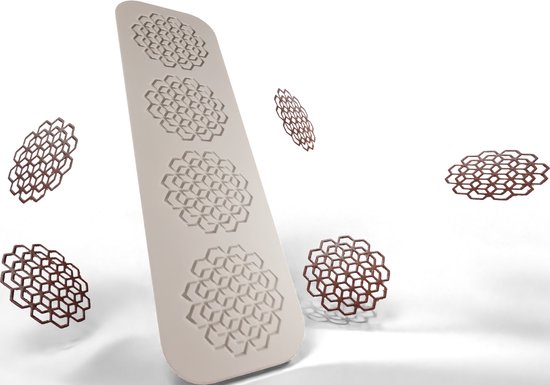 Siliconen Tuile mallen - 3 stuks - Tuile mold - siliconene bakvorm ...