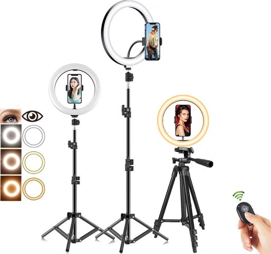 Arvona Ringlamp - Ring Light - Selfie Lamp - Studiolamp - Flitser ...