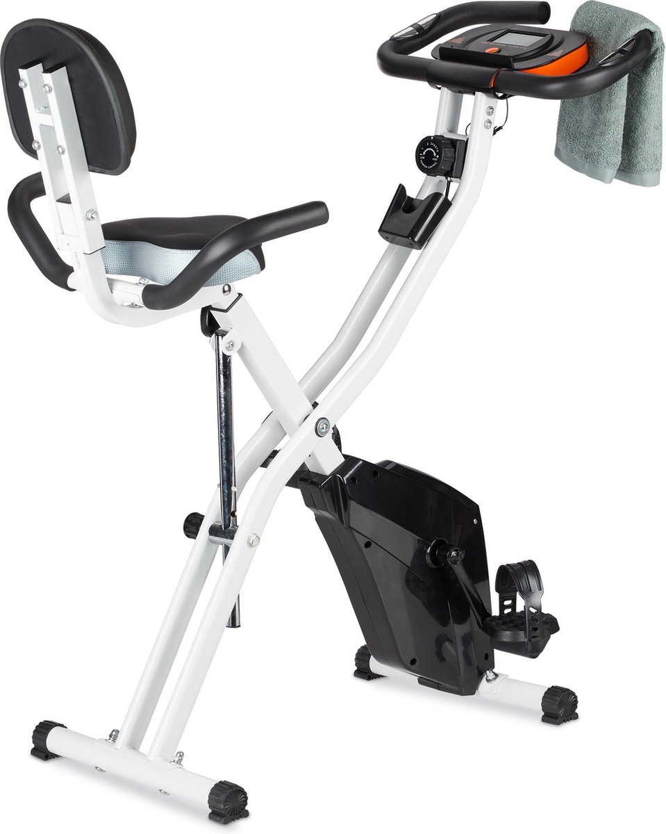 relaxdays Hometrainer - fitness fiets - home trainer - indoor ...