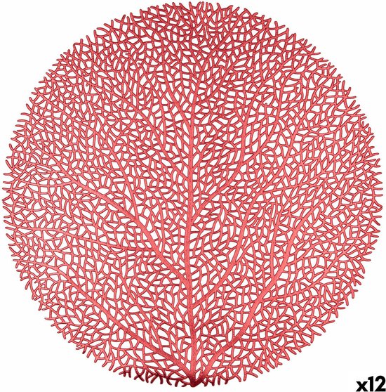 Individueel tafelkleed Quid Habitat Boomstructuur Gouden 38 cm (Pack ...