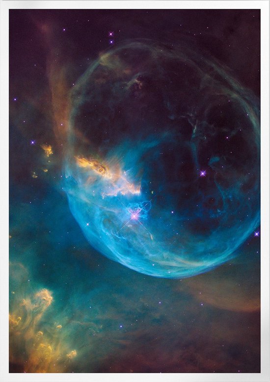 The Hubble Bubble Nebula | Space, Astronomie & Ruimtevaart Poster | A3 ...