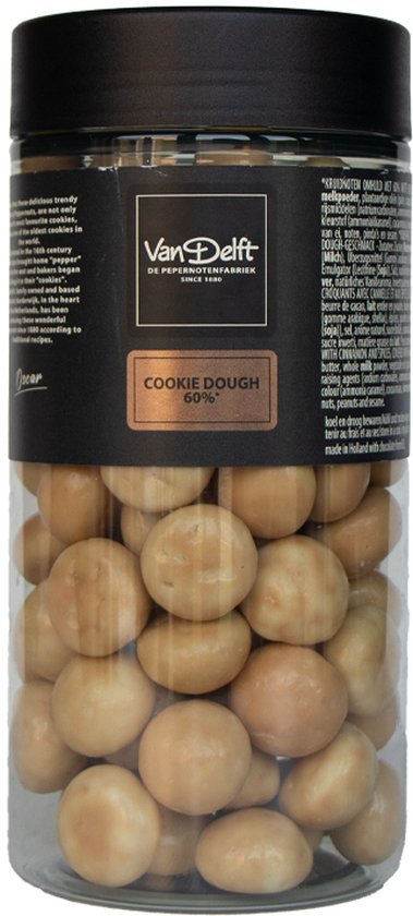 Van Delft - Cookie Dough Kruidnoten (60%) - 250gr - 25% meer chocolade ...