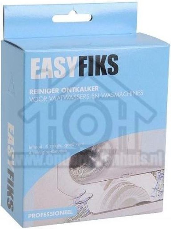 EasyFiks Reiniger Ontkalker 4 cycli | bol