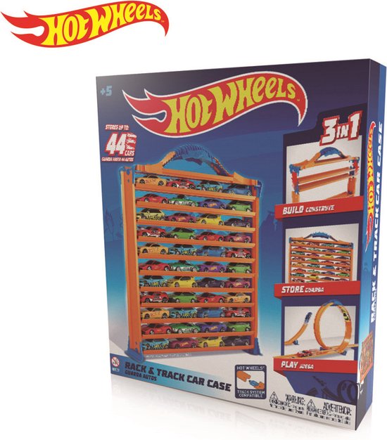 Hot Wheels Rack 'N Track Car Case -No cars included | bol