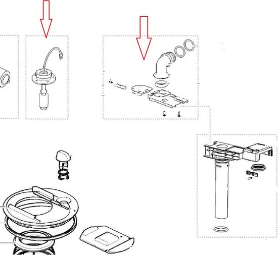 Thetford C250/ 260 Pomp out 5074706 | bol