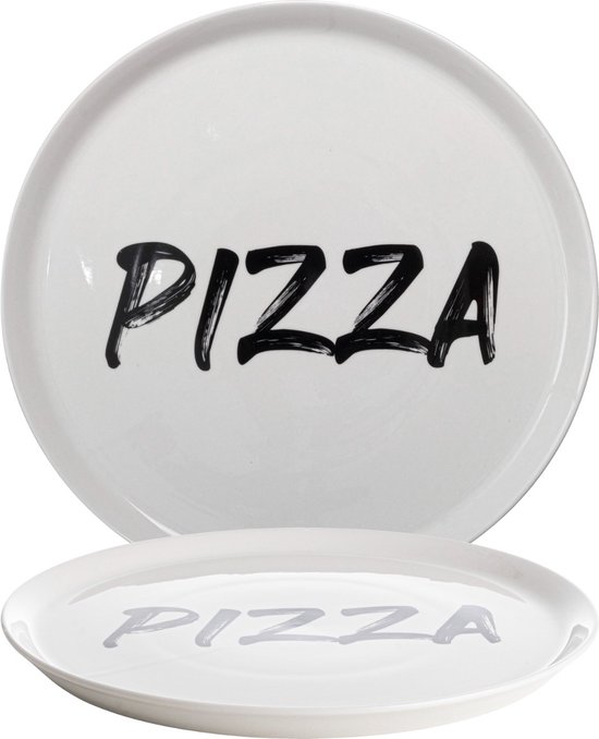 Gusta - Pizzaborden 30cm - Set 2 stuks - Bord Pizza | bol