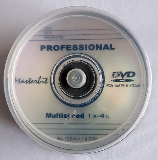 Professional Recordable Multispeed DVD (spindel) | bol