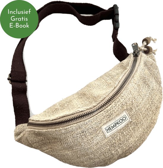 HEMPKOO Heuptas - Duurzame Hennep Fanny Pack – Festival Moneybelt ...