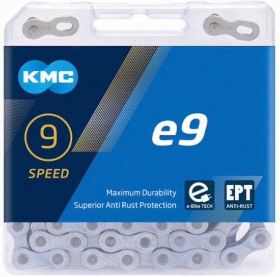 KMC 9-speed e-bike ketting - anti-roest - 136 schakels - zilver ...