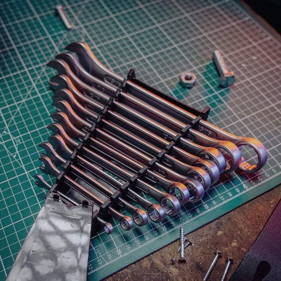 Ring-steeksleutel set 12 delig inch, inch maten 1/4" - 15/16" I 1893 I ...