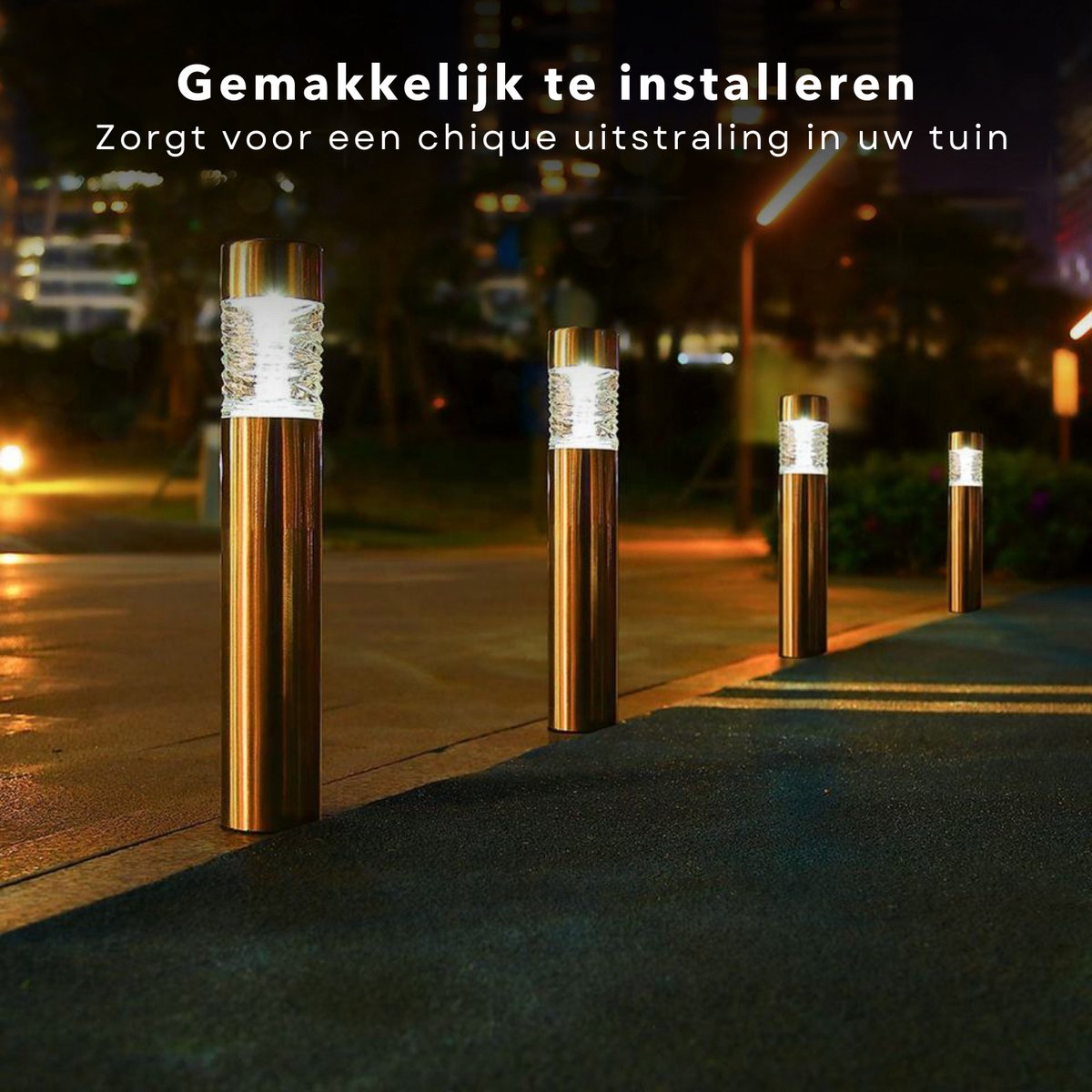 Cheqo® LED RVS Grondspot - Waterdicht - Buitenverlichting - Buitenlamp ...