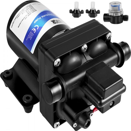 Waterpomp Voor Camper 12v Dc Membraanpomp Zelfaanzuigende Pomp 4gpm ...