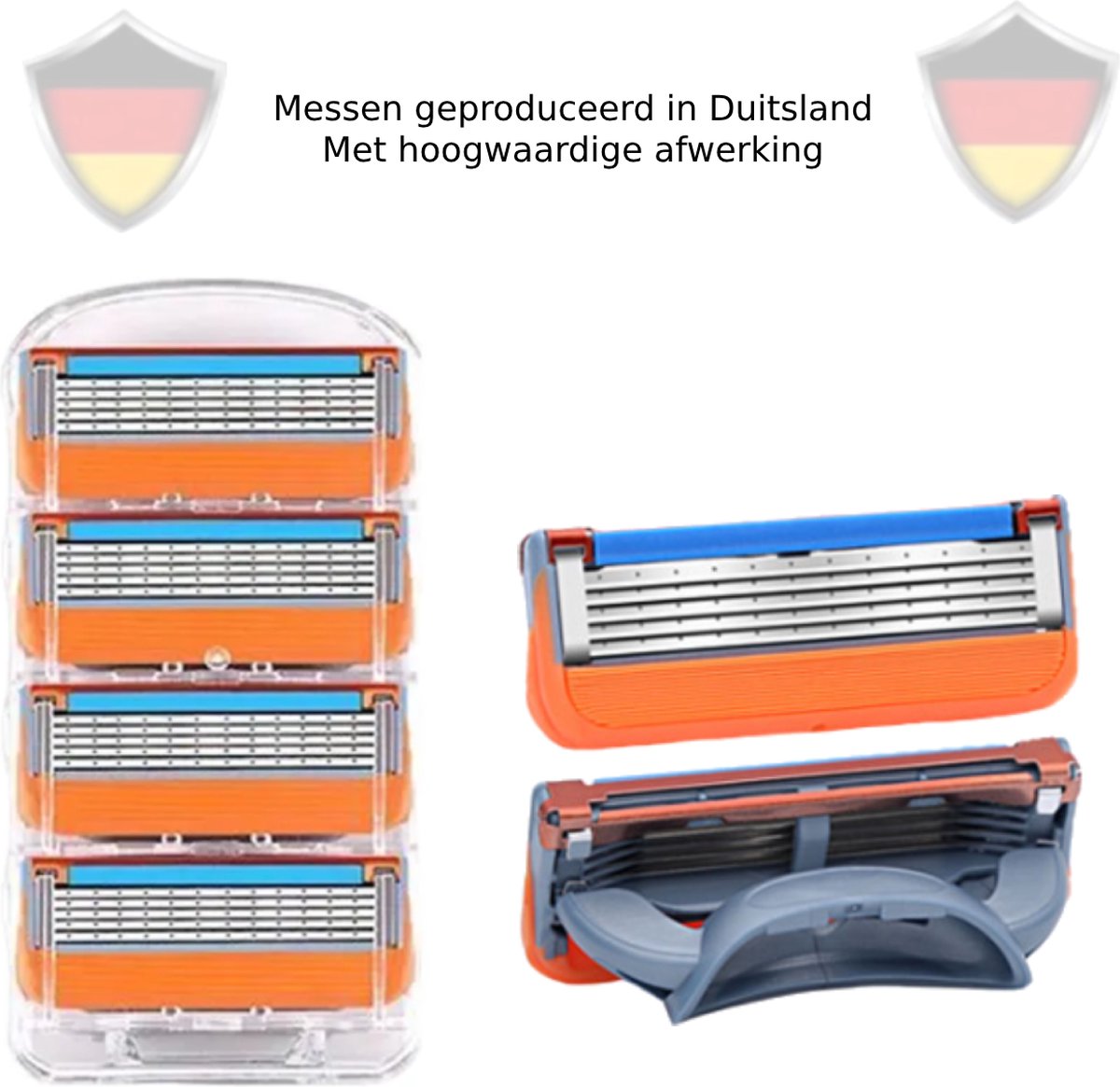 16x Scheermessen geschikt voor Fusion 5, alle Gillette Fusion 5 series - Power-... | bol
