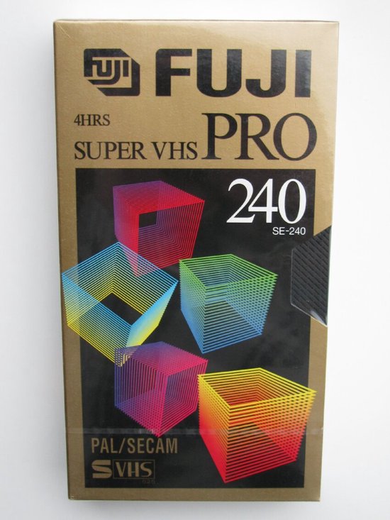 Fujifilm S-VHS Super VHS PRO videoband SE-240 | bol.com