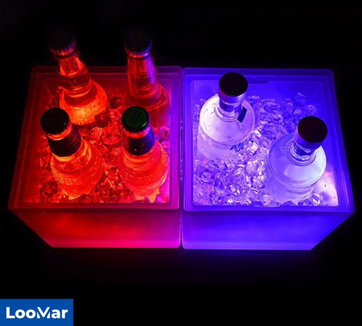 LooMar Drankkoeler - Drank koeling ijsemmer - Drank Koeler - met LED ...