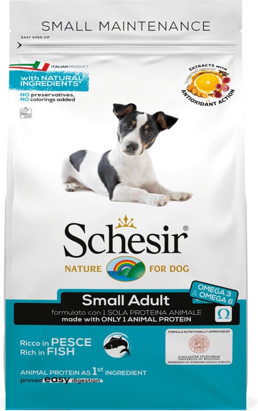 6x Schesir Hond Dry Maintenance Small Vis 2 kg | bol