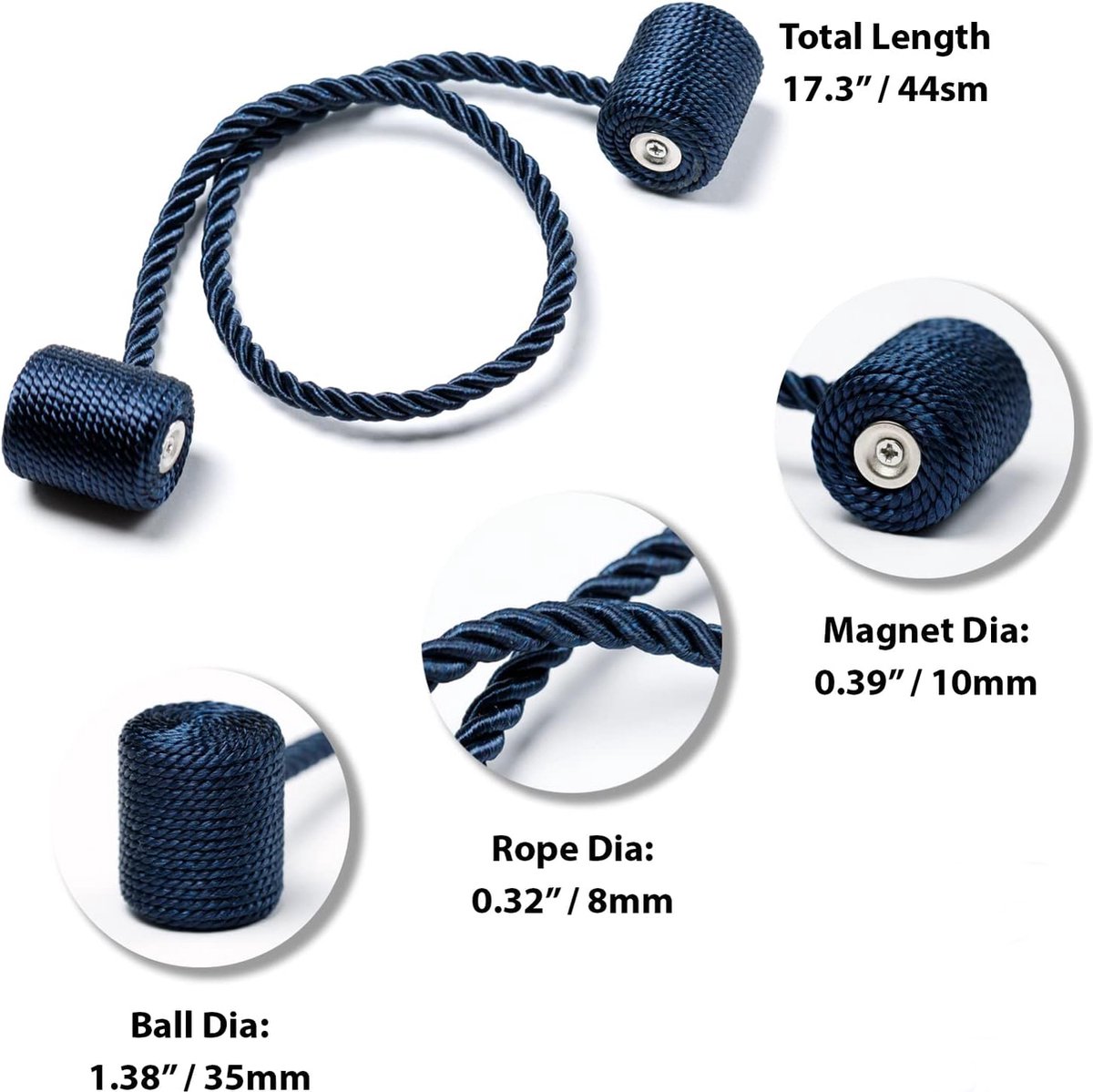 BOTC Gordijn Embrasse - 2 Stuks - Gordijnhouders - Gordijn Embrasse ...