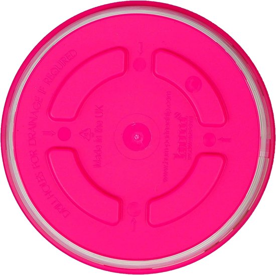 22 cm, verschillende kleuren en patronen, plastic bloempotten voor ...