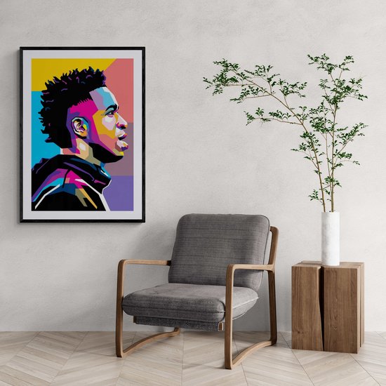 Vini Jr Poster | Vinicius Junior | Voetbalposter | Wanddecoratie ...