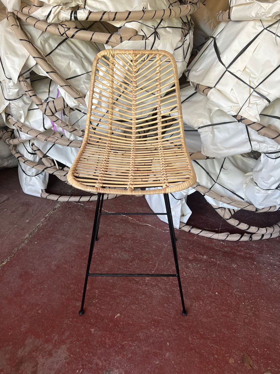 Ars longa – Rotan barstoel Cereme – naturel | bol.com