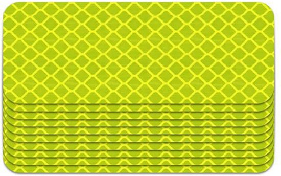 Rechthoek Auto Reflecterende Sticker - reflecterende sticker ...