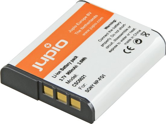 Jupio NP-BG1/ NP-FG1 Infochip 960 mAh - Accu Camera | bol