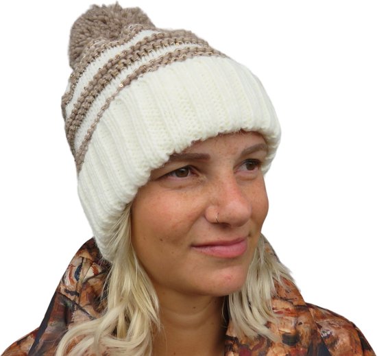 Dames muts winter van Vinci garen - 10% wol en gemaakt in Europa | bol.com