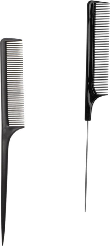 Cabantis 2-delige set van Puntkammen - Styling Tool zwart - Kapper Kam ...