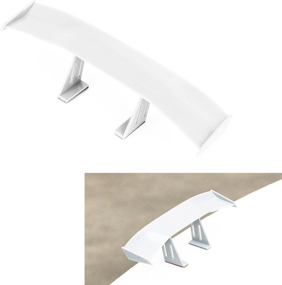 Grappige Mini Auto Spoiler - Wit Carbon Look - Universeel Fun ...