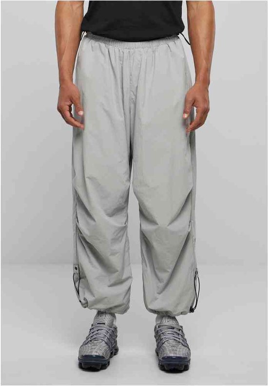 Urban Classics - Nylon Parachute Wijde broek - L - Grijs | bol