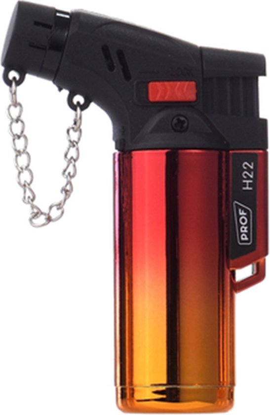 Prof Mini Gasbrander Geanodiseerd - Rood Goud - Vuurwerk Aansteker ...