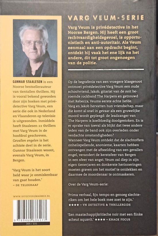 Varg Veum - Gevallen engelen, Gunnar Staalesen | 9789460686177 | Boeken | bol