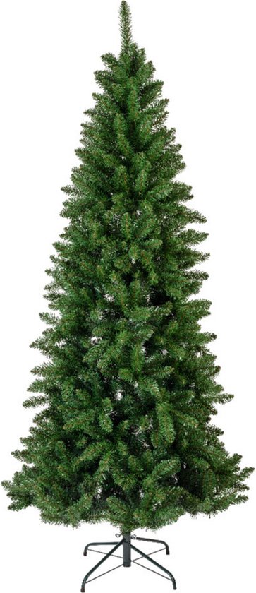 Everlands Kunstkerstboom Lodge Slim Pine - slank - groen - 86 x 150 cm ...