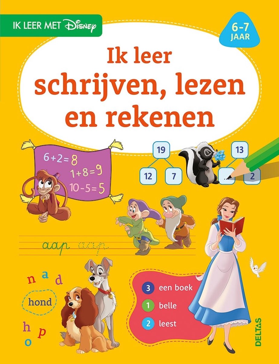 Disney - J'enseigne l'écriture, la lecture et le calcul 6-7 ans | bol