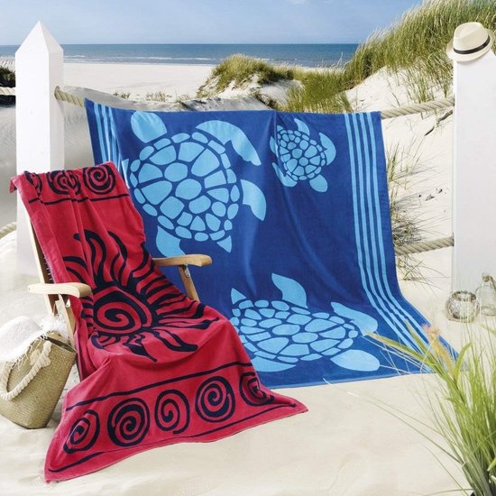 Strandhanddoek serie Tropical, 100% katoen, verkrijgbaar in ...