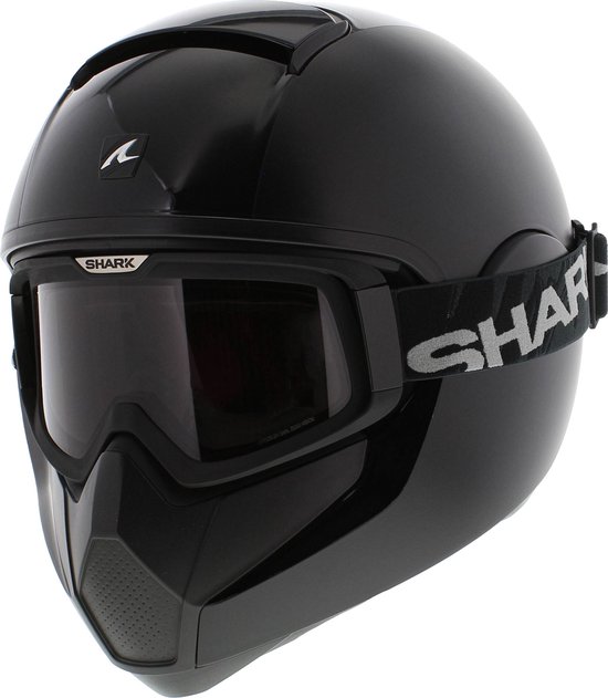 Shark Vancore helm Dual mat glans zwart S - Motorhelm / Brommerhelm | bol