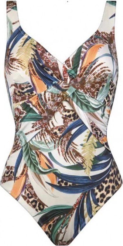 Charmline Ocean bloom swimsuit Multicolour 44 E | bol